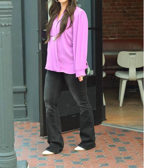 Oddi | Tops | New Oddi Orchid Top In Bright Purple | Poshmark